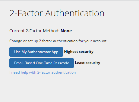 Set up Multi-Factor Authentication (MFA) / 2FA – AuditDashboard Help Center