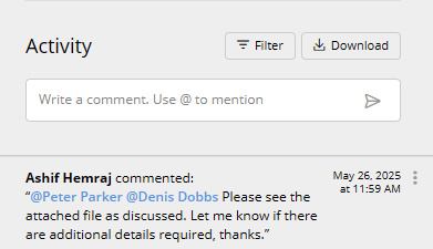 Leave or Delete Comments – AuditDashboard Help Center